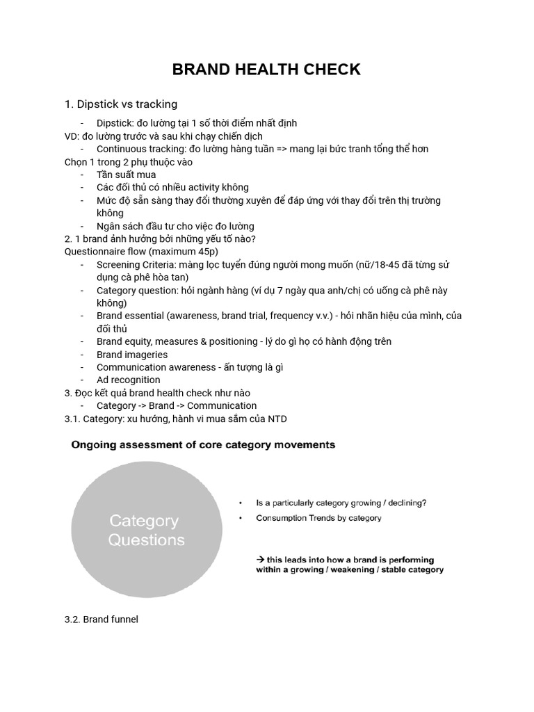 Brand Health Check | PDF