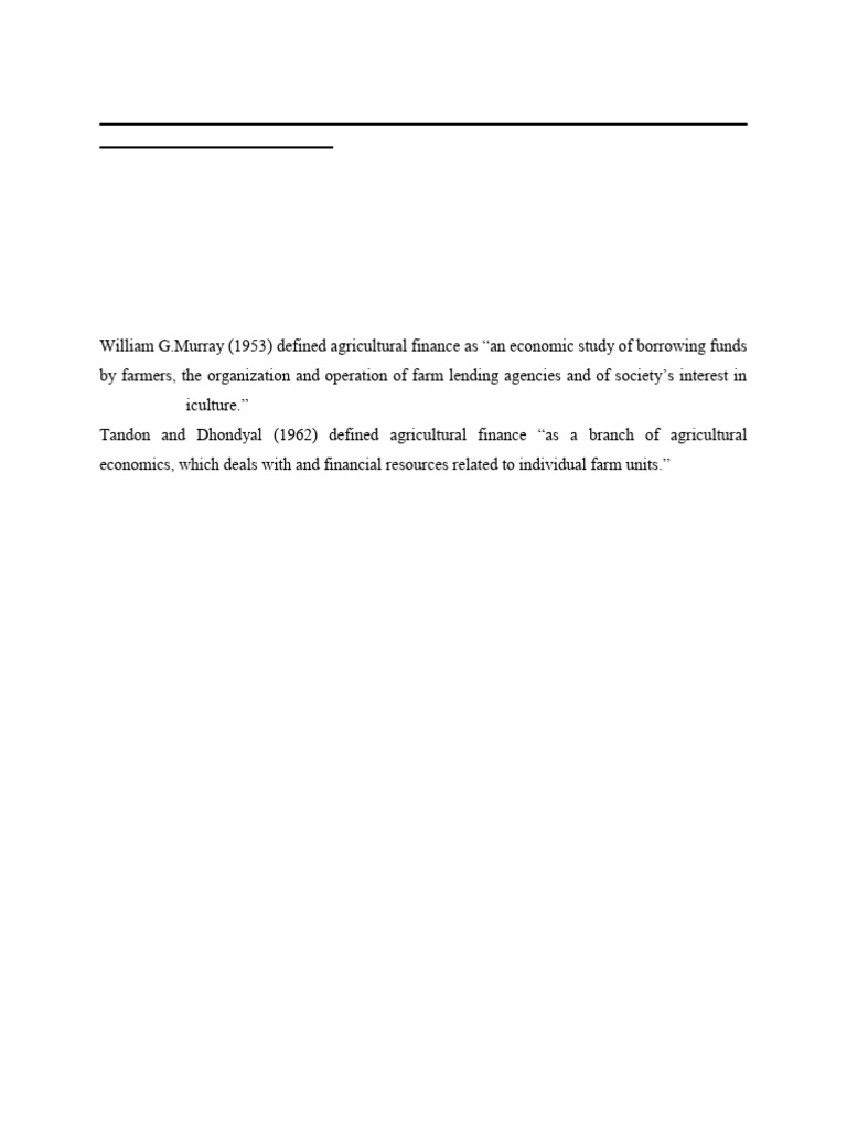 AEC 302 Theory Notes 2017 Syllabus | PDF | Loans | Debt