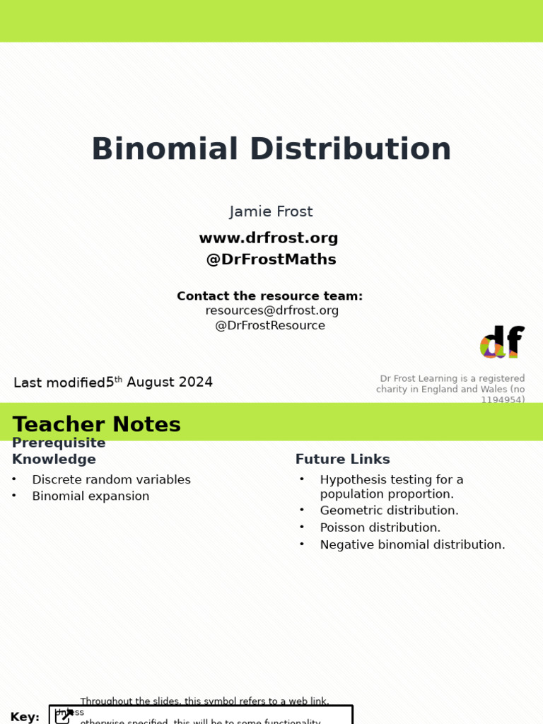 Binomial Distribution - Lesson | PDF | Probability Distribution ...