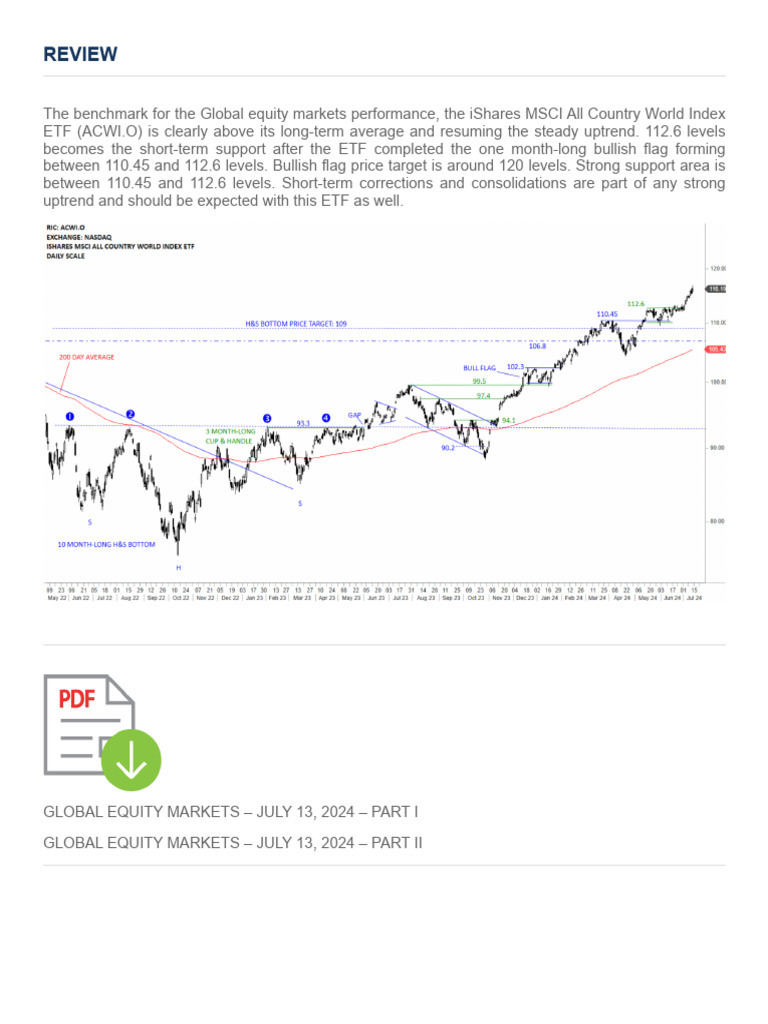 Global Equity Markets Analysis July 2024 | PDF | Market Trend ...