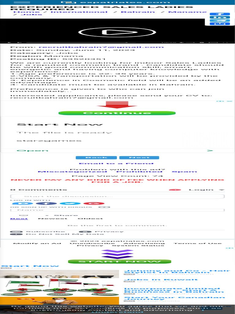 Experienced Sales Ladies Required, 53520351 - Exp | PDF | Cyberspace