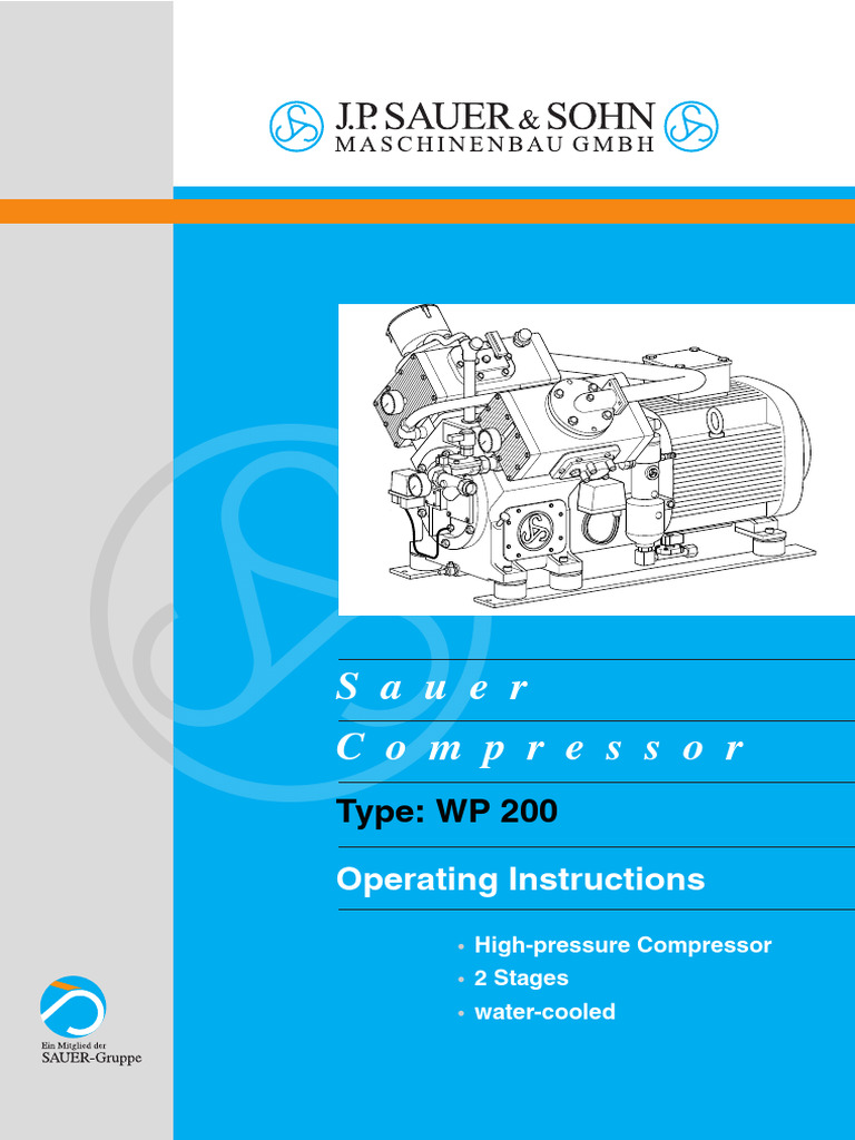 Main Air Compressor Wp200 | PDF | Piston | Valve