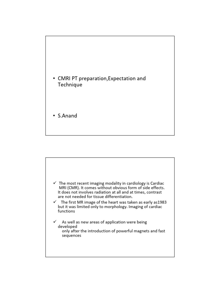 MR - Anand CMRI | PDF | Magnetic Resonance Imaging | Heart