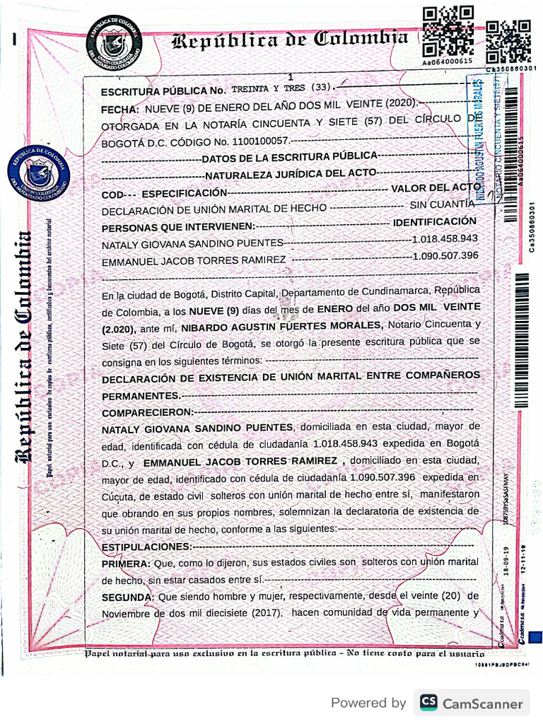 Union Marital de Hecho. | PDF