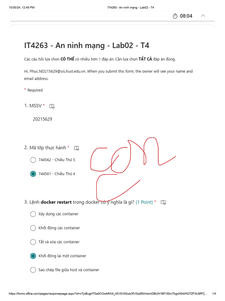 IT4263 - An Ninh M NG - Lab02 - T4 | PDF