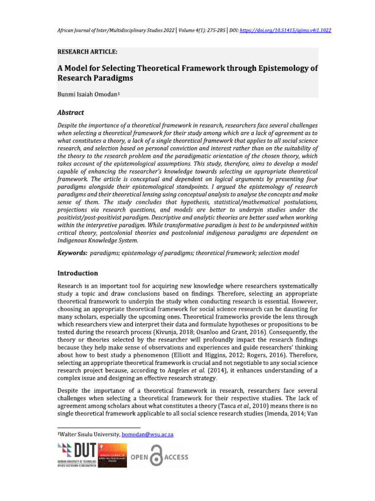 Omodan Paper PDF | PDF