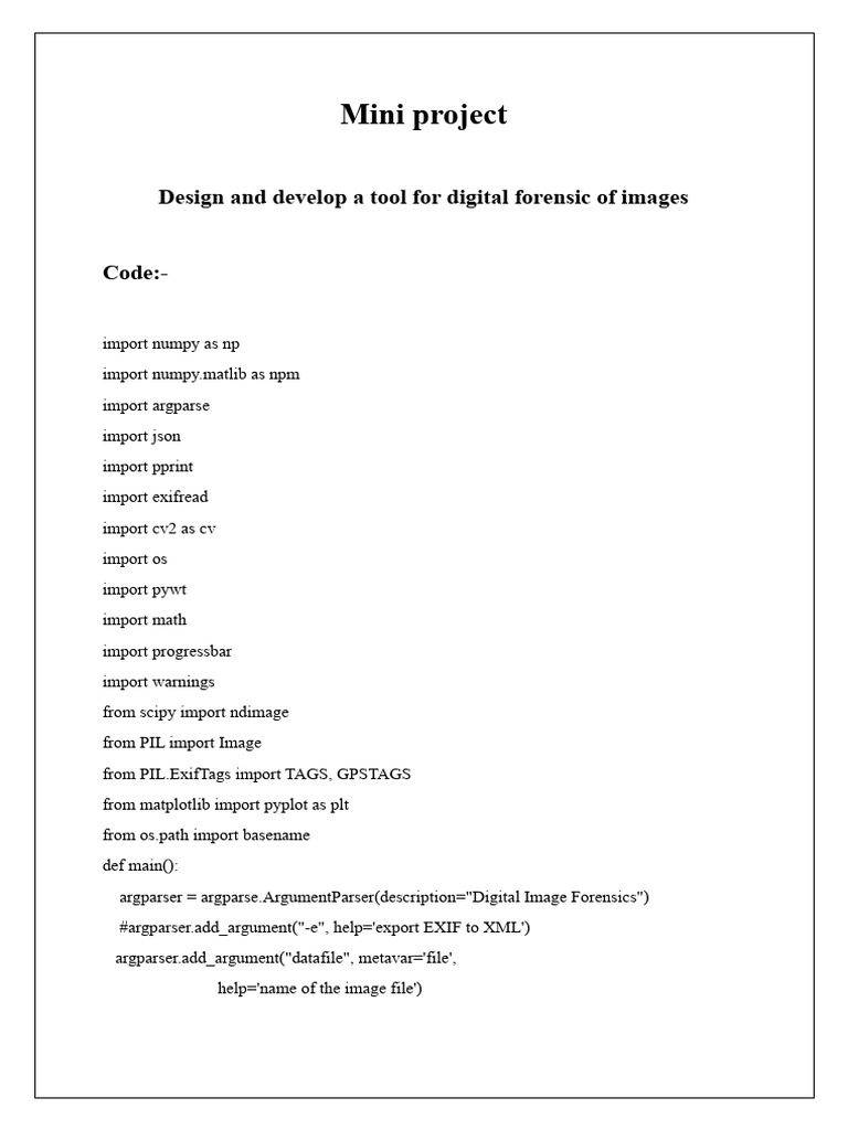Mini project | PDF | Film Speed | Exposure (Photography)