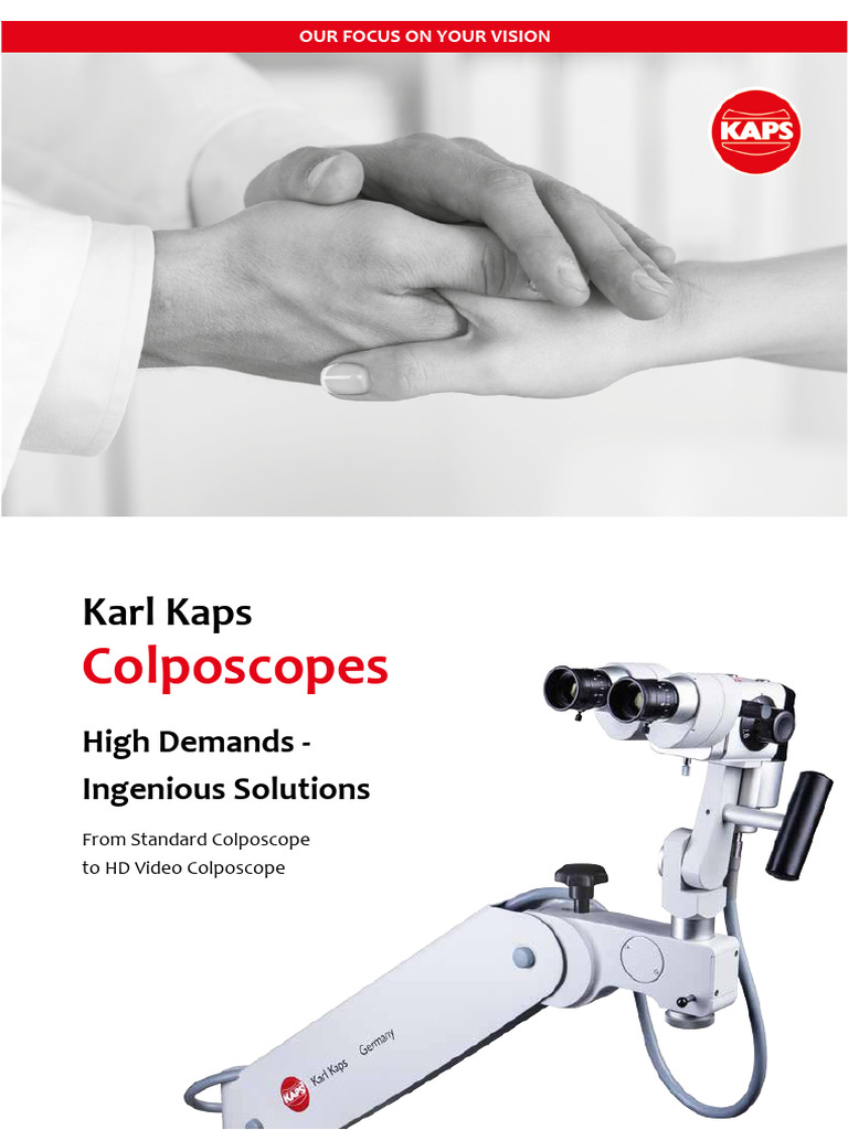karl-kaps-germany-gynaecology-colposcopes-datasheet | PDF | Cervical Cancer | Camera