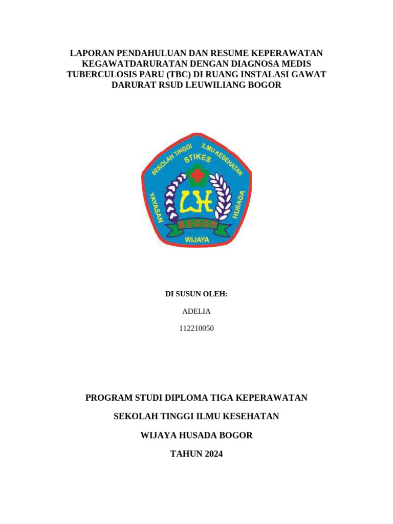 LP TB Paru | PDF | Pengembangan Diri | Kesehatan Holistik