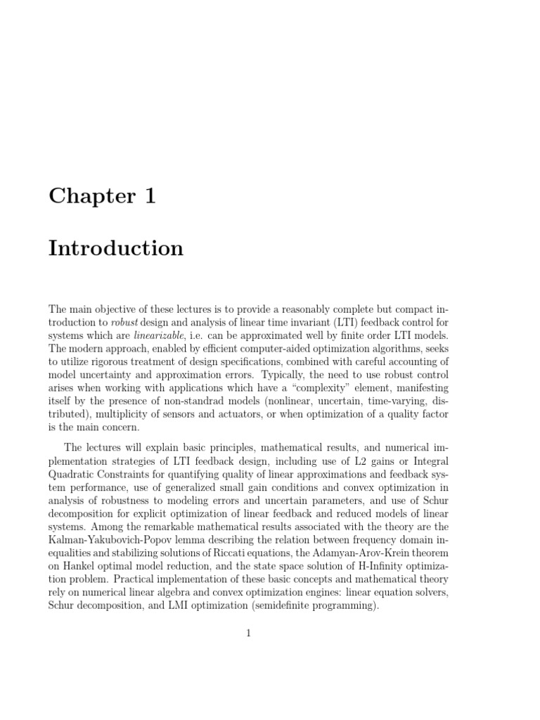 ch1 | PDF | Mathematical Optimization | Mathematics