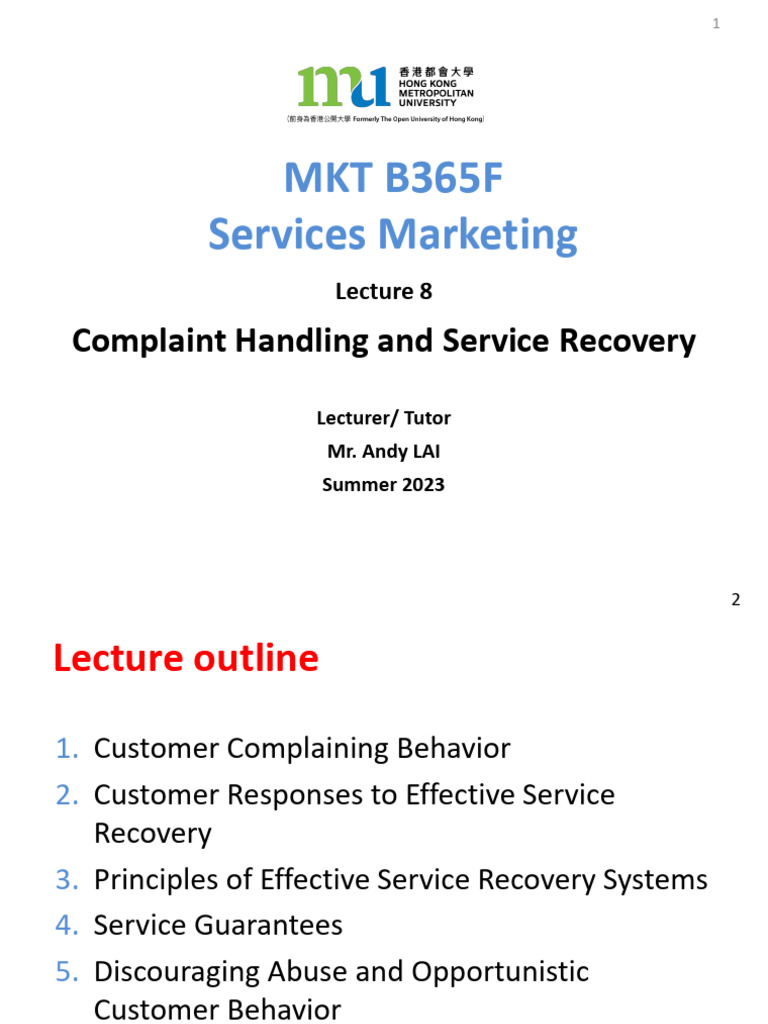 MKTB365F Summer2023 - Lecture8 | PDF