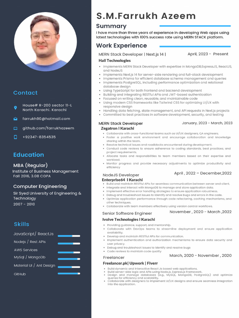 Mern Updated CV | PDF