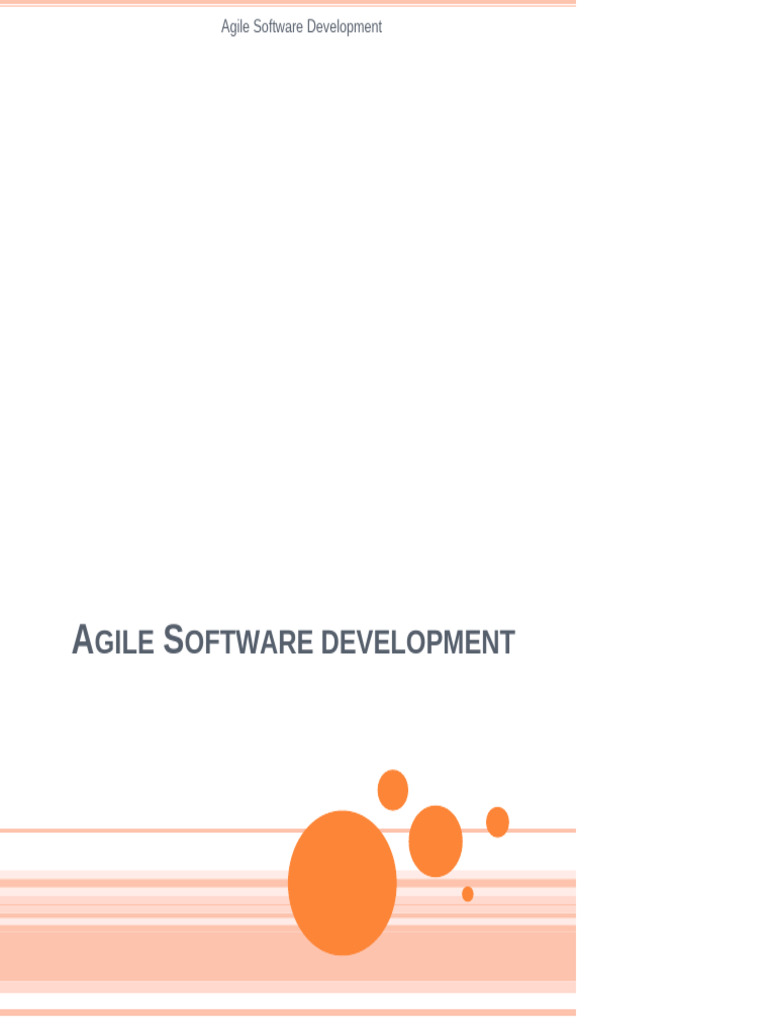 5b Agile Software Development | PDF | Agile Software Development | Scrum (Software Development)