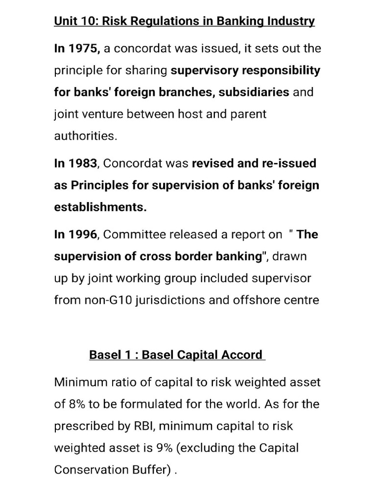 Unit 10 Part 1 Risk Regulation | PDF
