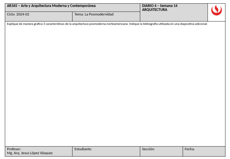 202402 AR345 Formatos Diario 4 Semana 14 | PDF