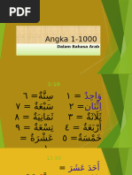 Panduan Angka Arab 1-1000 | PDF