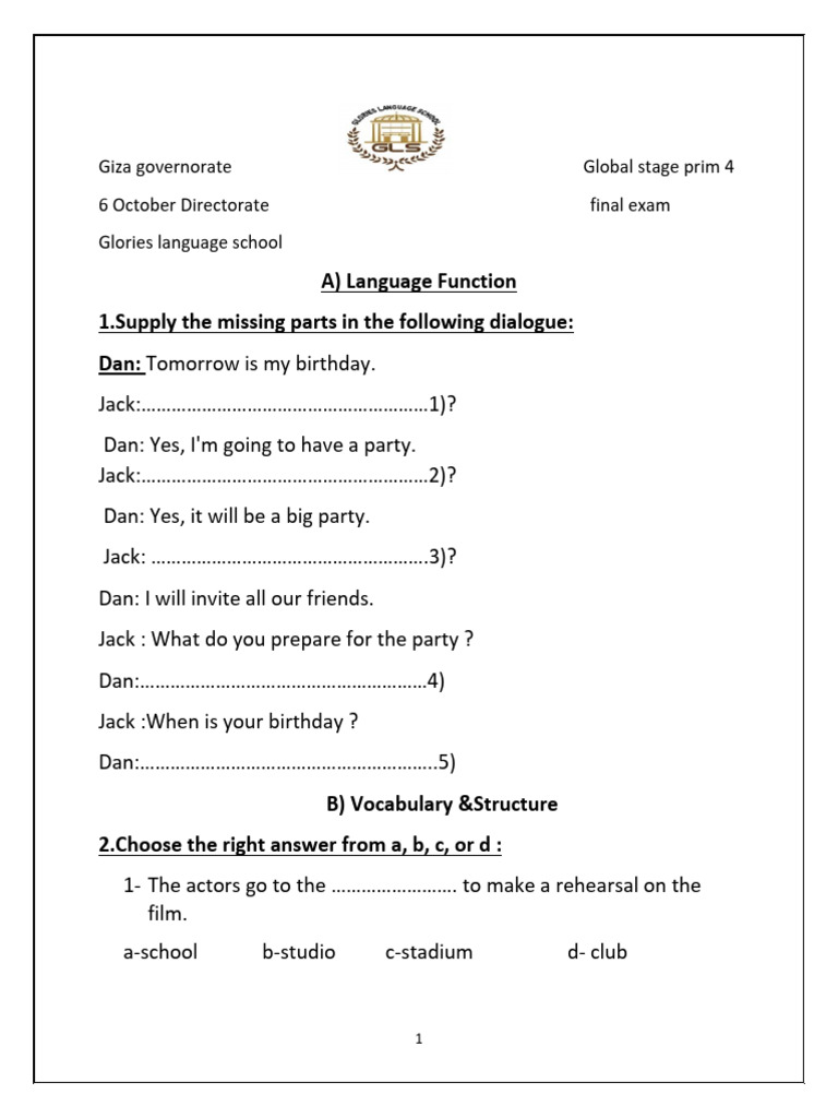 Global Final Prim 4 Global | PDF | Meal | Sherlock Holmes