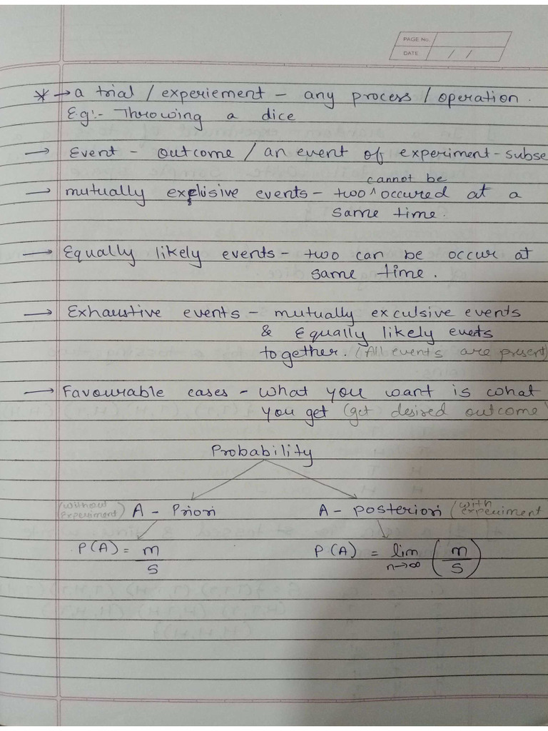 Probability Module 3 | PDF