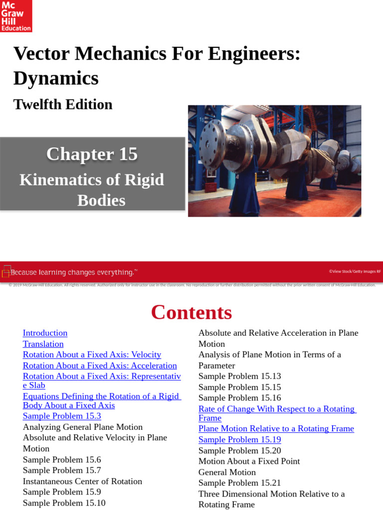 Class14 12e Ch15-2 | PDF | Rotation | Rotation Around A Fixed Axis