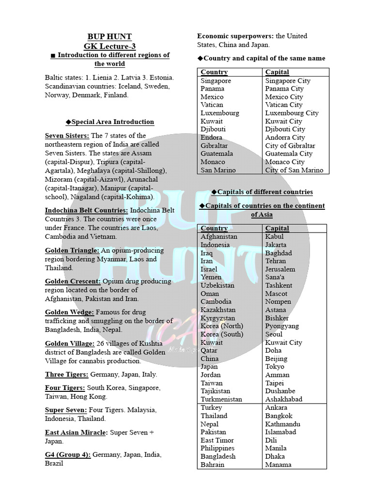 GK lecture-3(English) | PDF | International Relations GK lecture-3(English) | PDF | International Relations