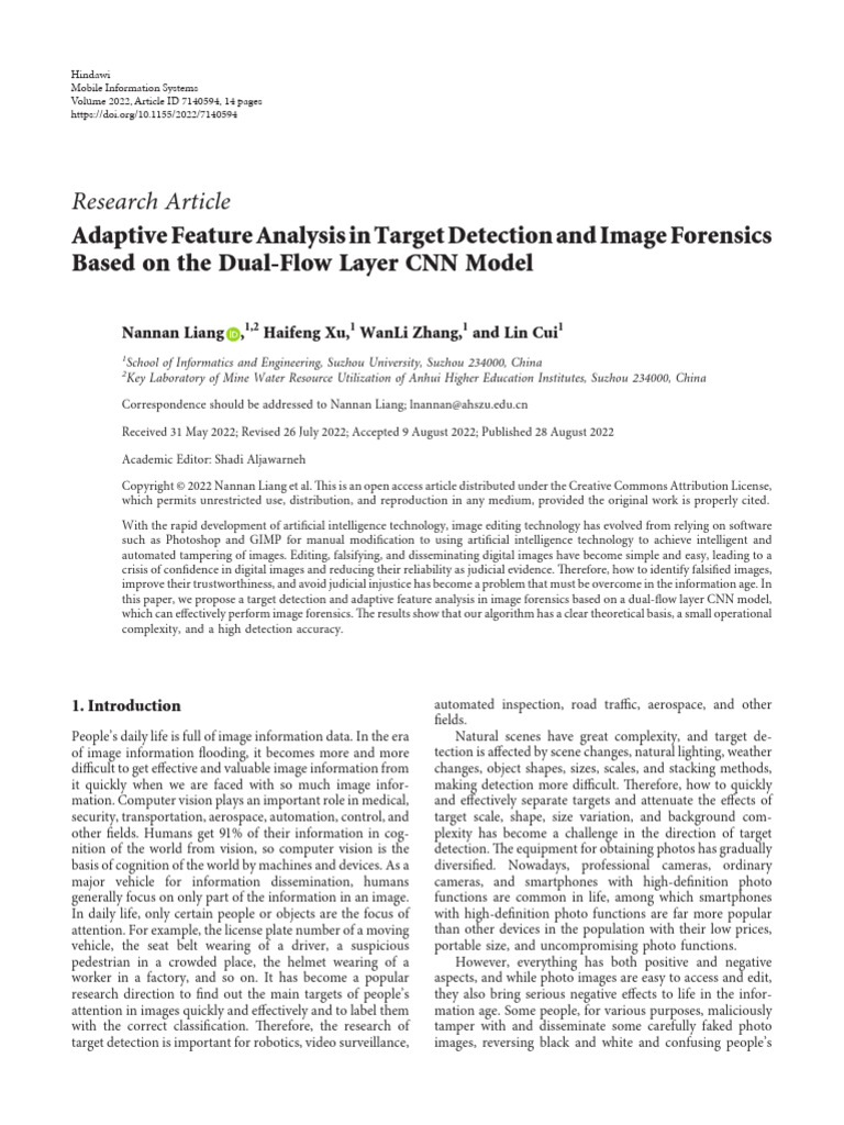 Adaptive Feature Analysis in Target Detection and | PDF | Data ... Adaptive Feature Analysis in Target Detection and | PDF | Data ...