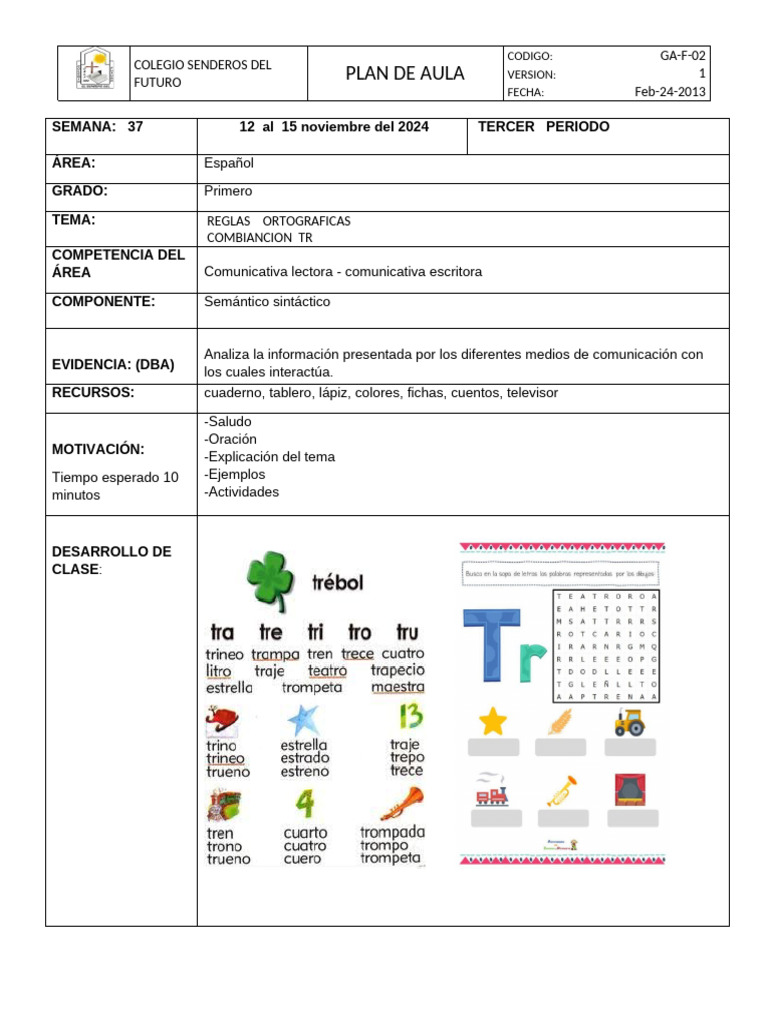 Semana 37 Lista | PDF | Evaluación | Salón de clases