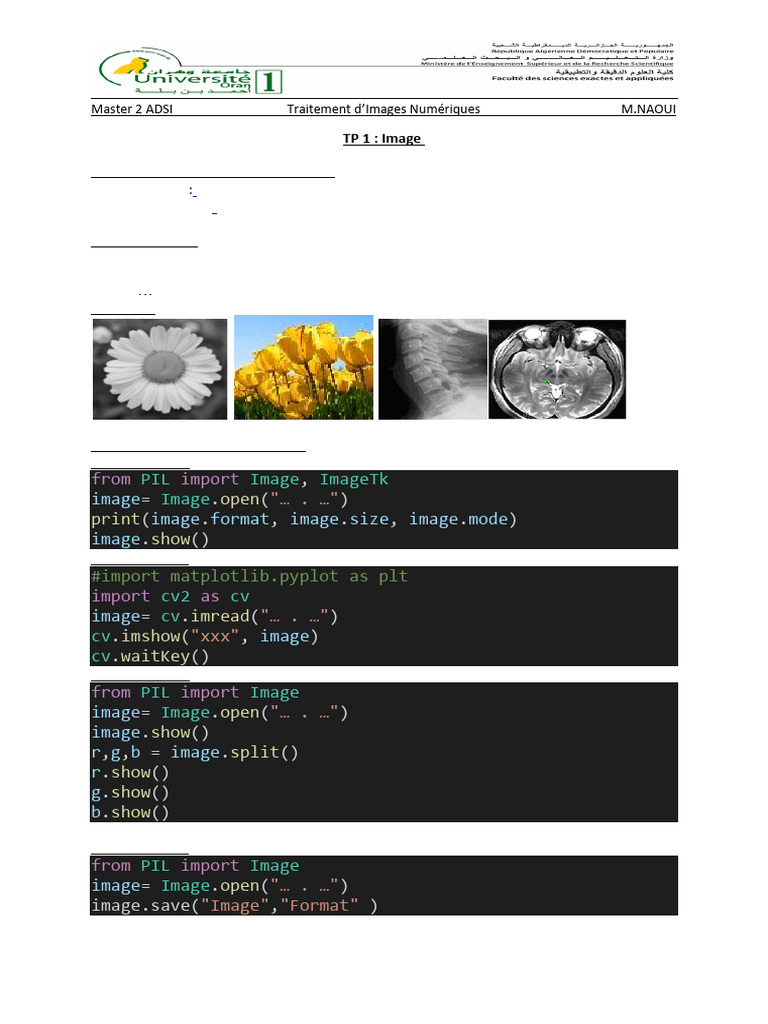 Image Processing for Master Students | PDF | Computers
