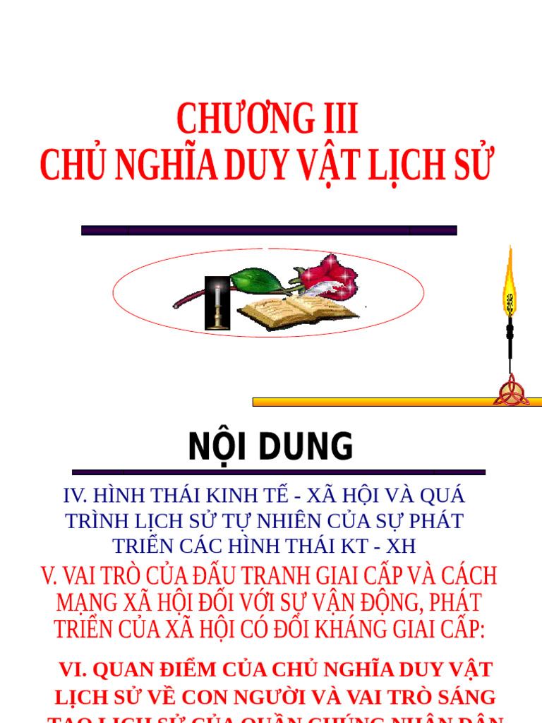 Chương 3 Chủ Nghĩa Duy Vật Lịch Sử Mới | PDF