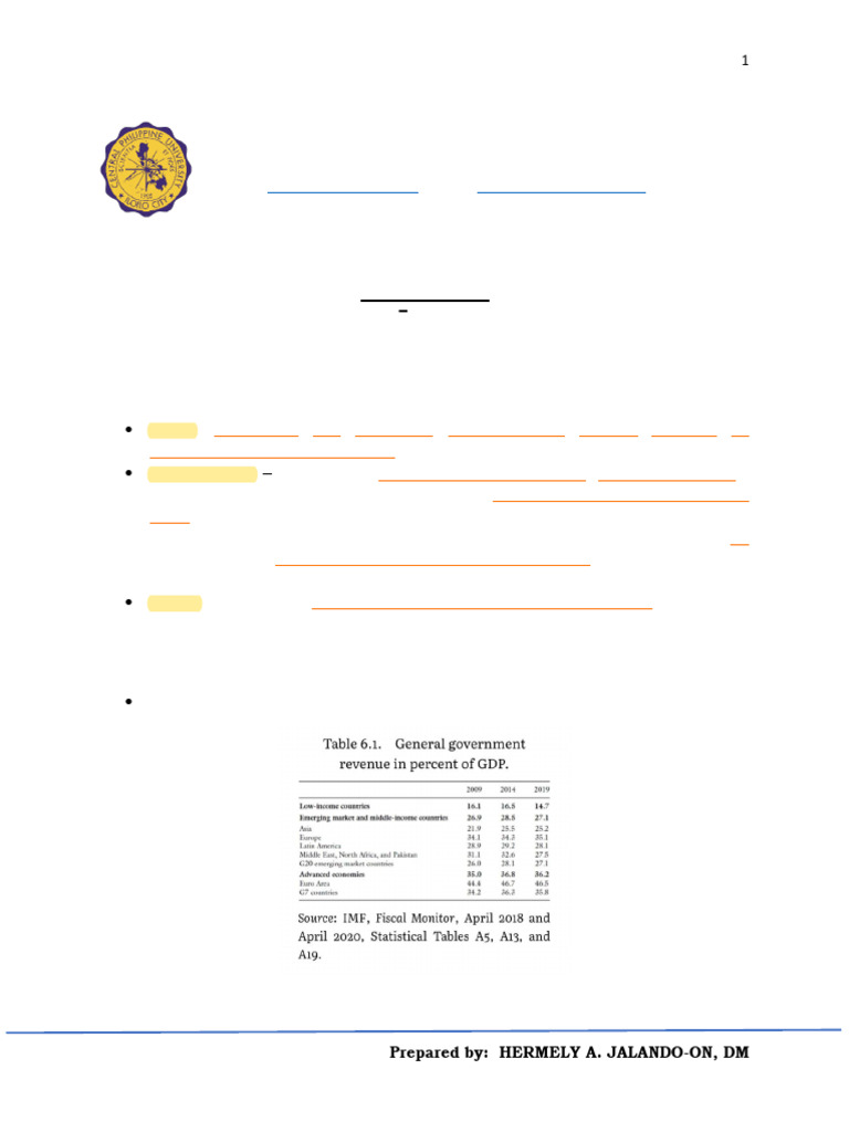 Revenue Policy in Public Finance | PDF | Taxes | Income Tax