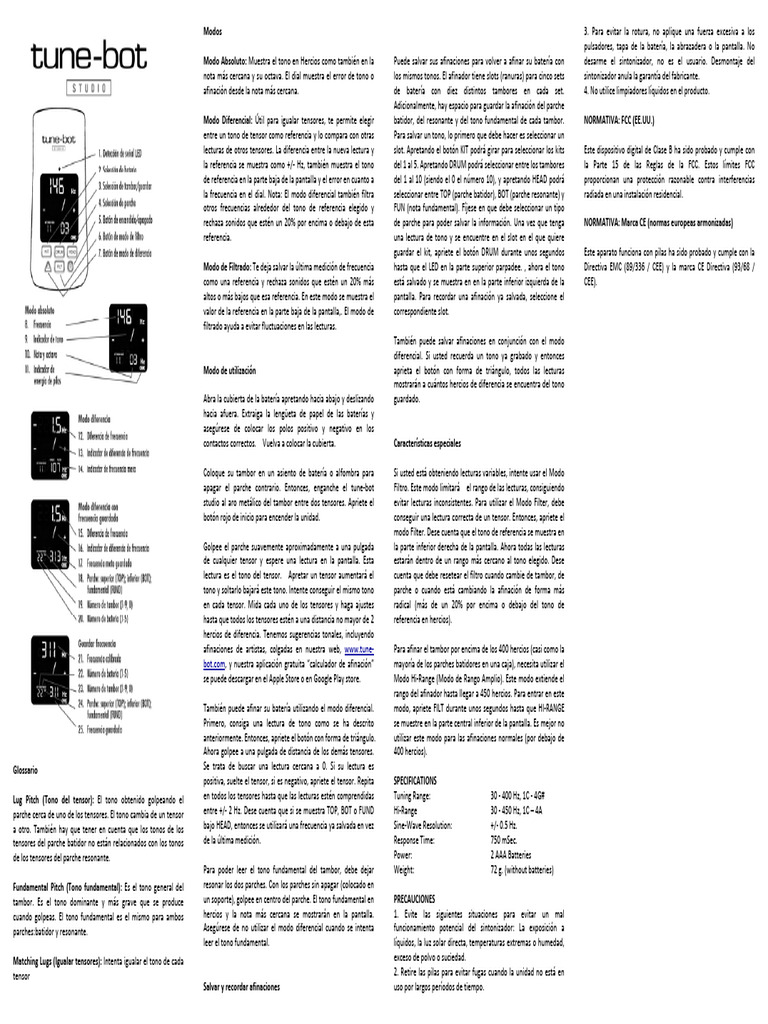 Tune Boot Studio - Manual - Spanish | PDF | Hertz