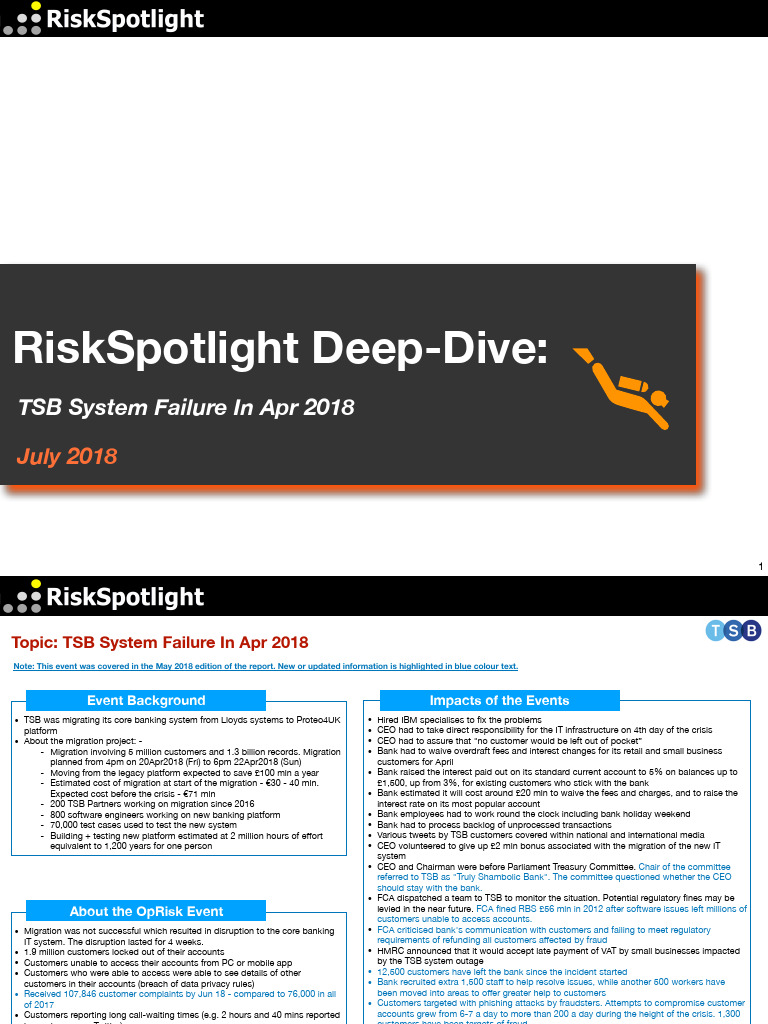 2018-07 - Deep Dive 2 | PDF | Banks | Financial Services