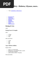 Glubitor Od | PDF | Hypoglycemia | Diabetes