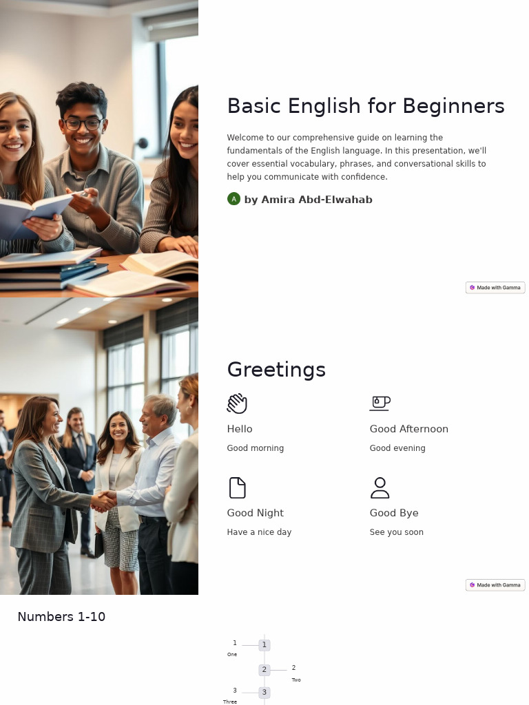 Basic English Learning Guide for Beginners | PDF | English Language | Color