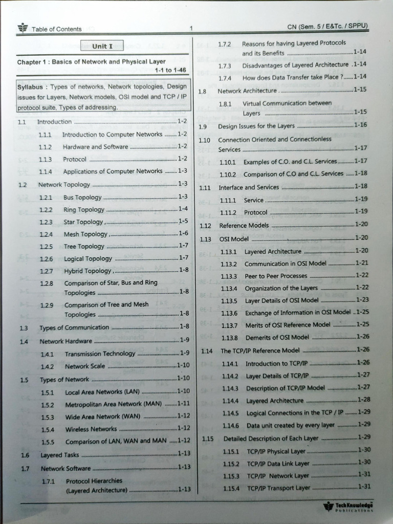 TE E&TC Computer Network Insem Textbook | PDF