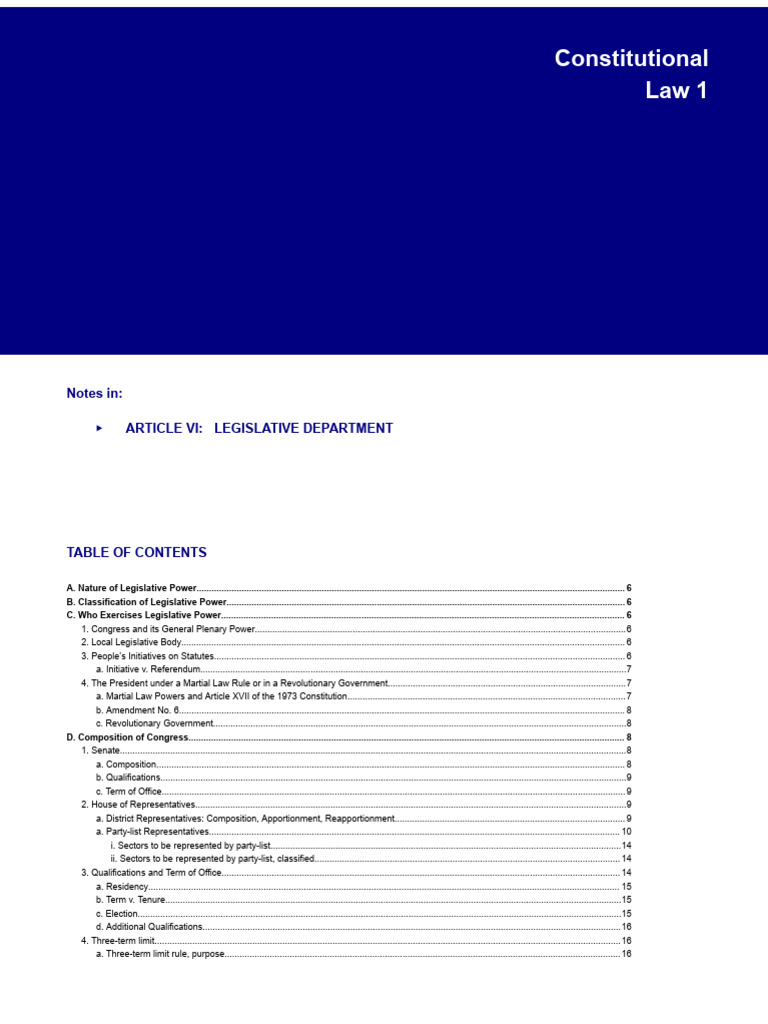 Law Students' Legislative Guide | PDF | Constitutional Amendment ...