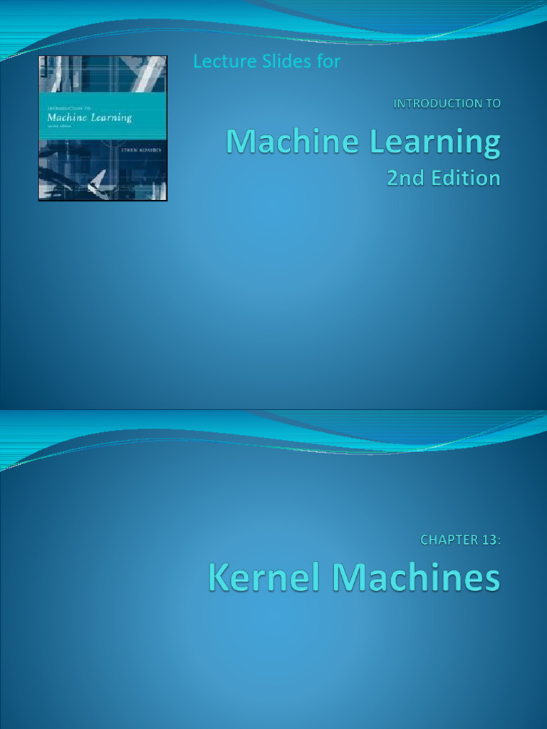 Unit 3 Kernel Machines | PDF | Support Vector Machine | Principal ...