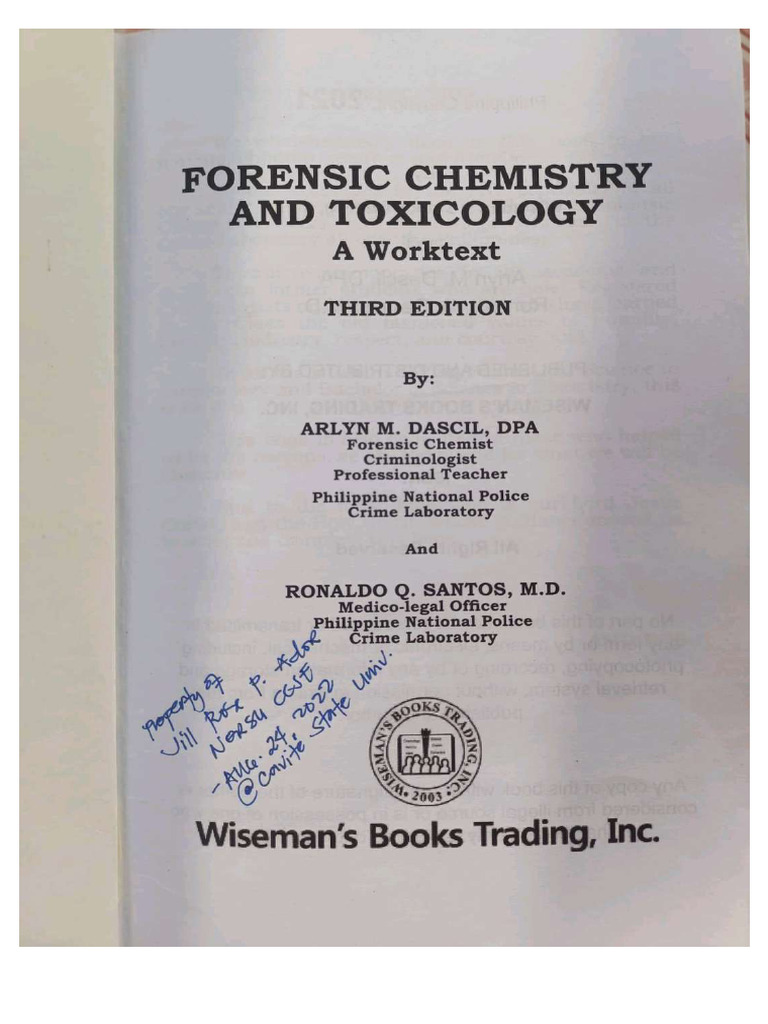 Forensic 3 Book Part 1 | PDF