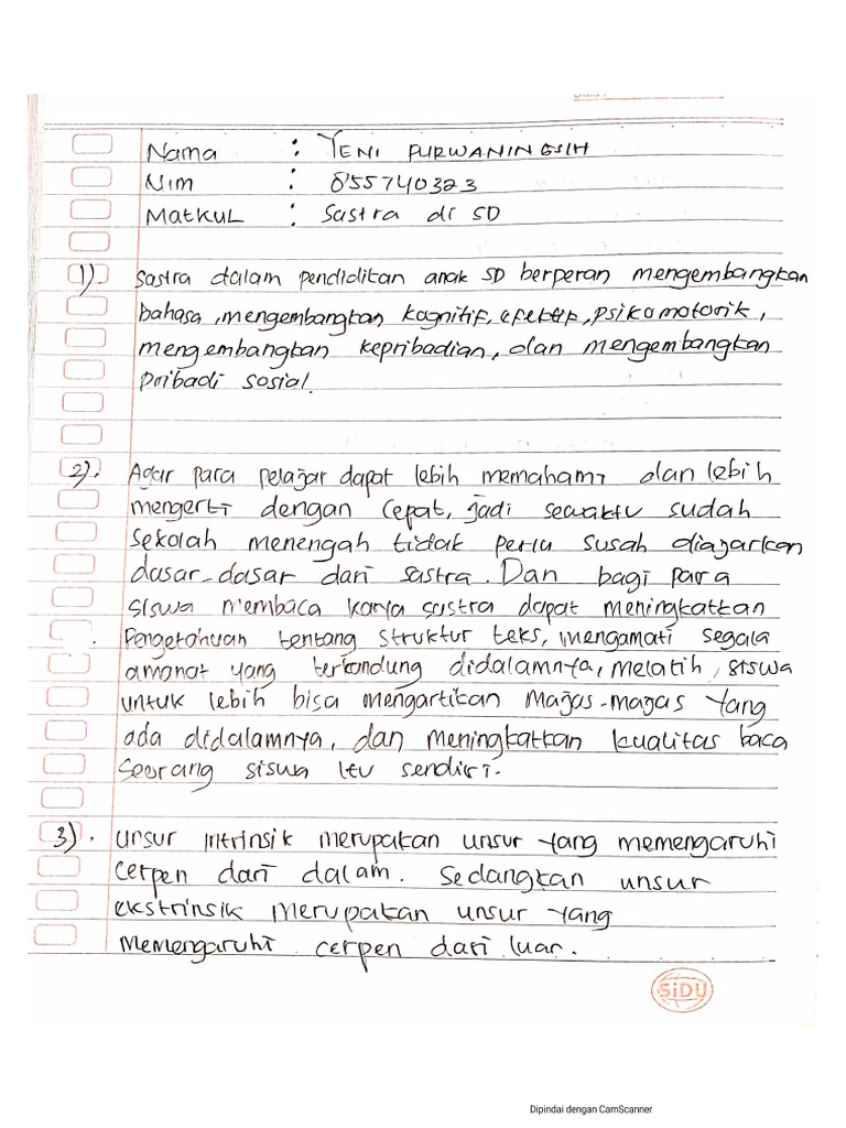 Sastra LMS 2 | PDF