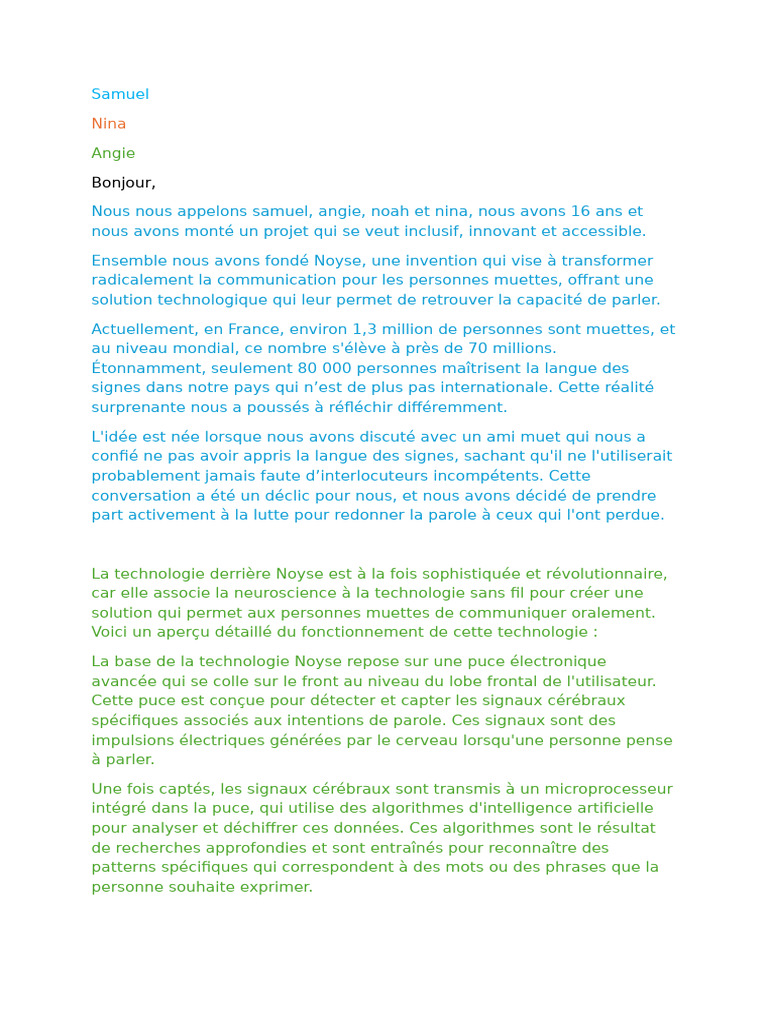 Noyse 3 | PDF | Synthèse vocale | Intelligence artificielle