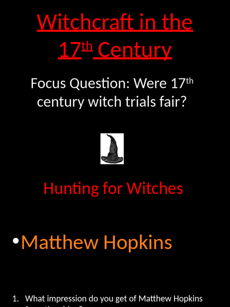 Were 17th Century Witch Trials Fair | PDF | Witchcraft | Witch Hunt