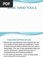 Essential Electronic Tools Overview | PDF | Screw | Tools