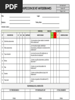 Check List de Kit Antiderrame | PDF