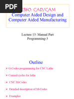 U W CNC Lathe CNC Program Examples | PDF | Numerical Control ...
