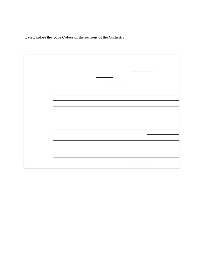 09.the Different Sections of The Orchestra | PDF