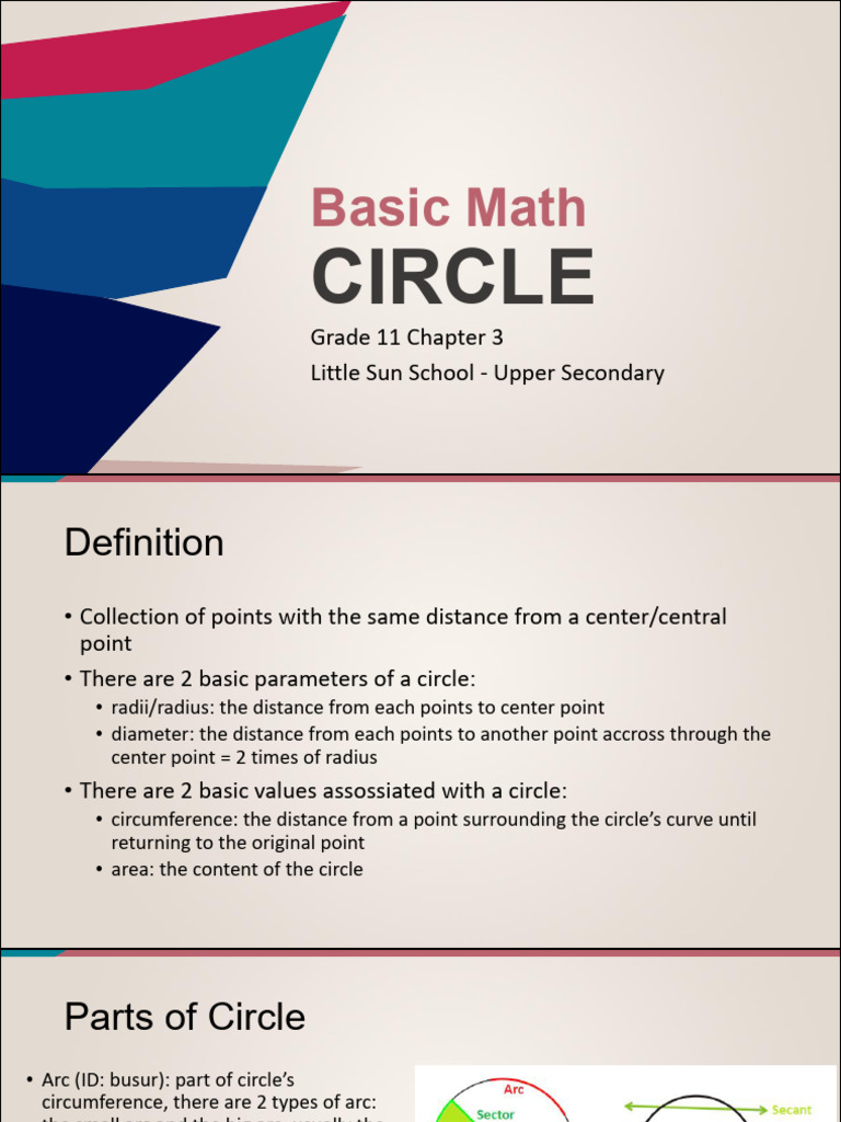 Sec 5 CP 3 - Circle | PDF | Circle | Triangle