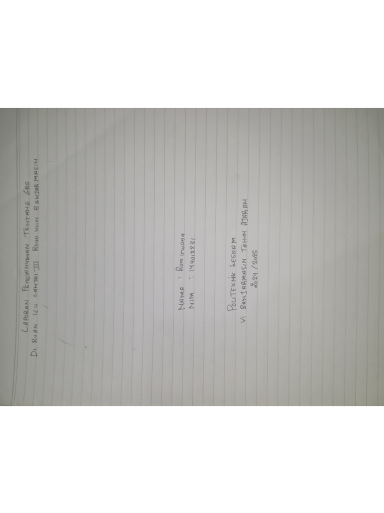 LP Icu Dengan GBS Roni Irwana | PDF