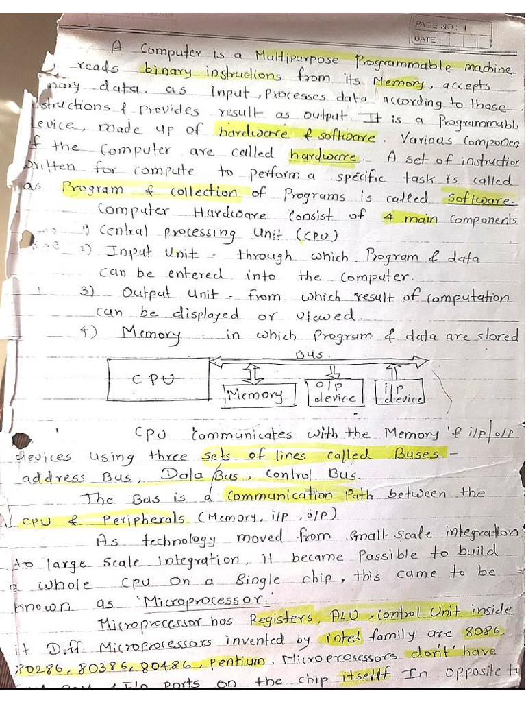Microcontroller Unit 1 | PDF