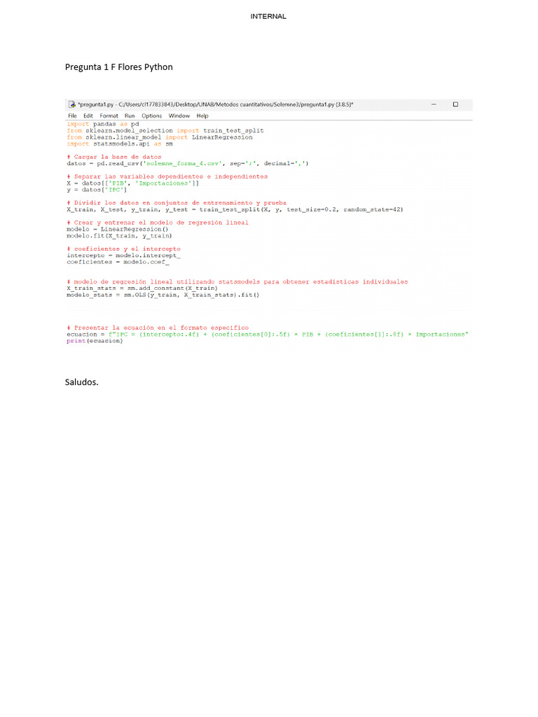 Pregunta 1 F Flores Python | PDF