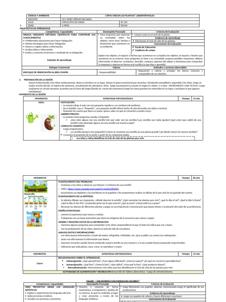 Actividad - 3a - 06 - Noviembre | PDF | Aprendizaje | Evaluación