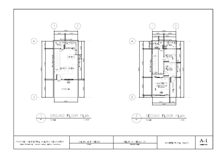 Architectural Plans 1 | PDF